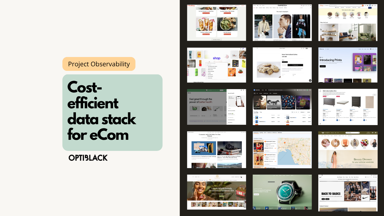 Project Observability: Building a cost-efficient data tech stack for eCom